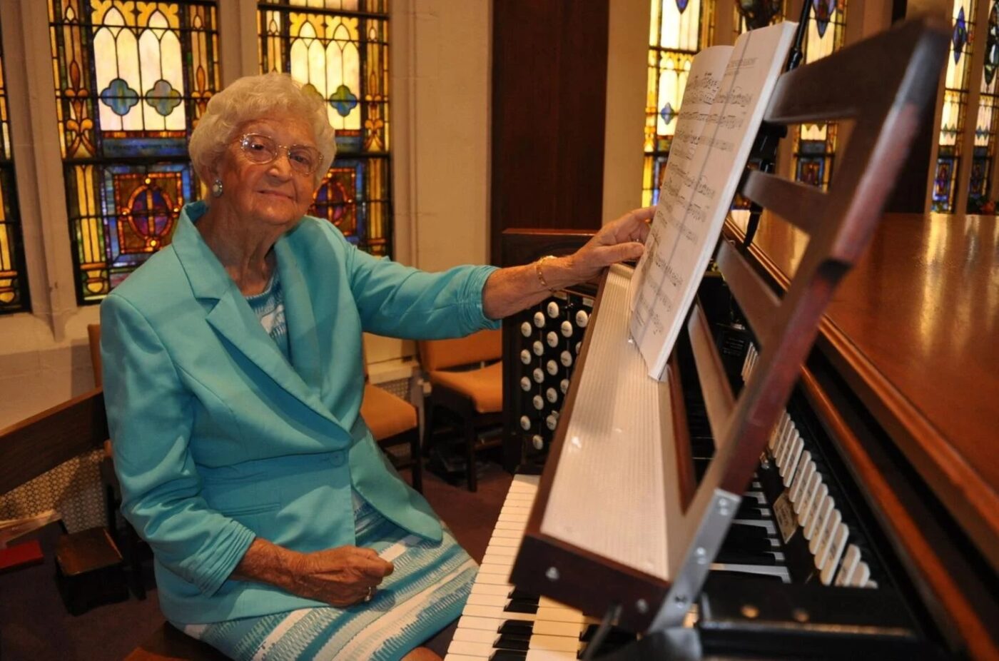 Retired 50-year church organist gets to share her gift once more ...