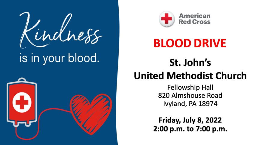Church to host another, much-needed blood drive | Eastern PA Conference ...